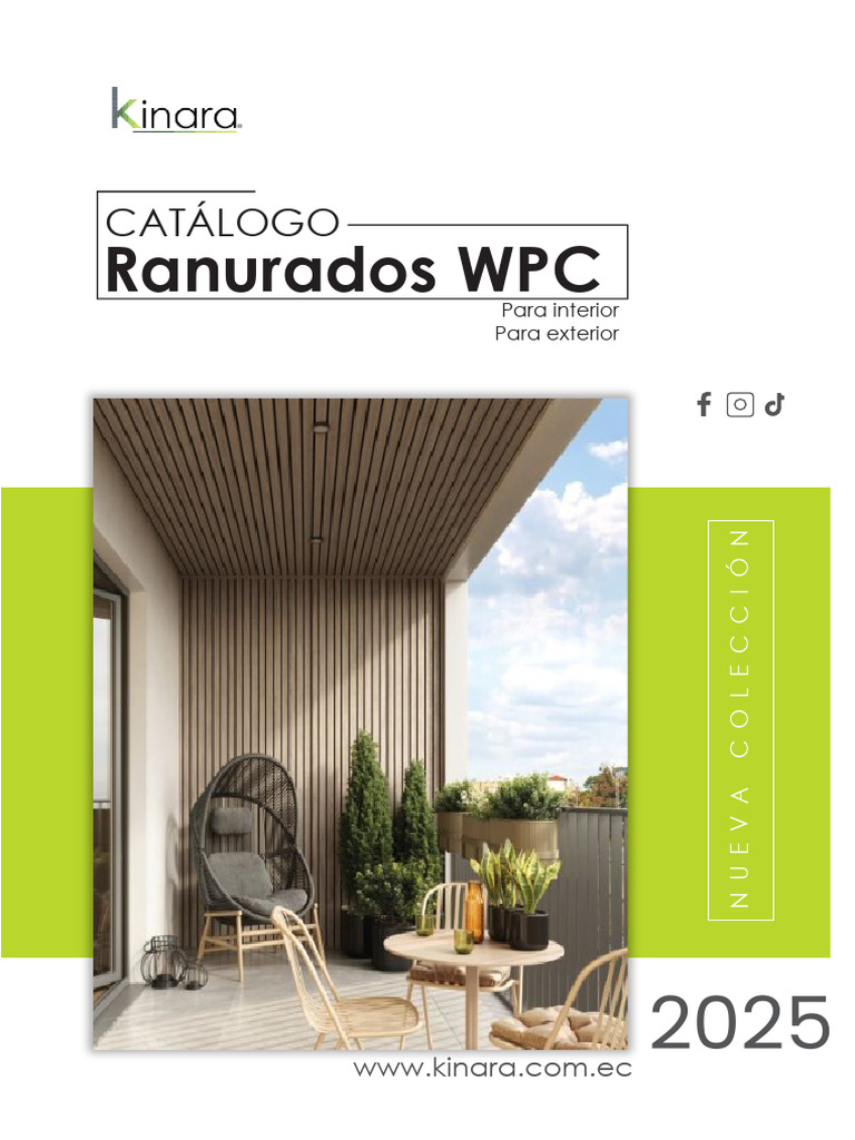 Paneles Ranurados WPC 2025: Nueva Colección | PDF