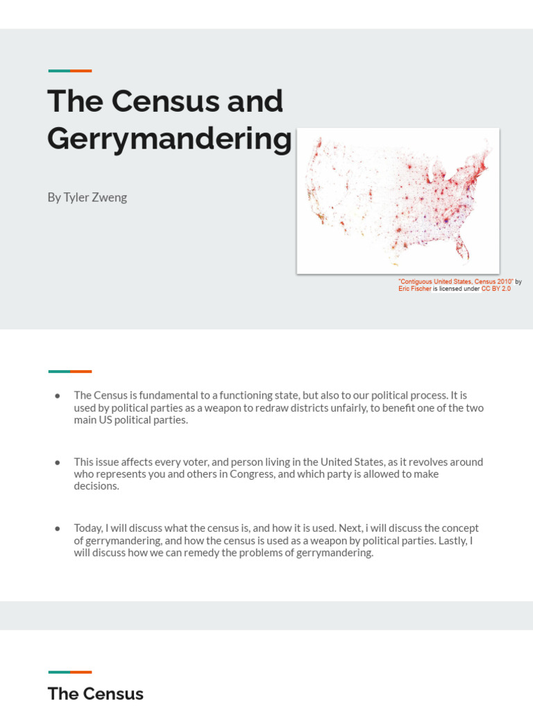 The Census and Gerrymandering | PDF | Gerrymandering | Redistricting