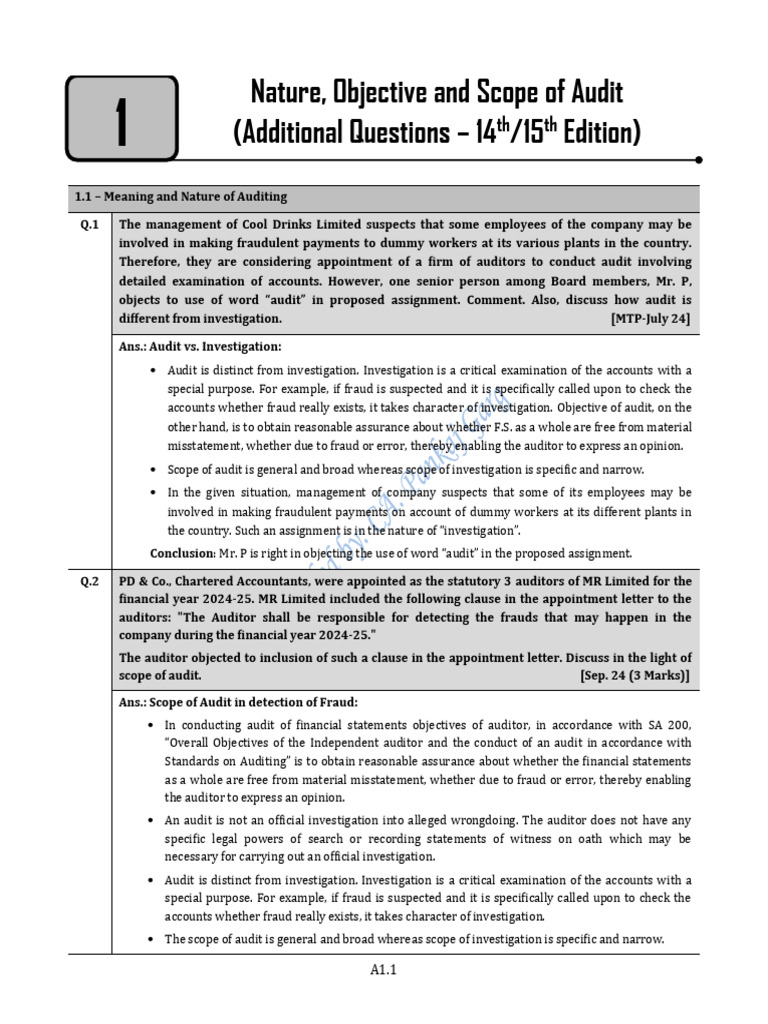 Audit vs. Investigation: Key Differences | PDF | Audit | Internal Control