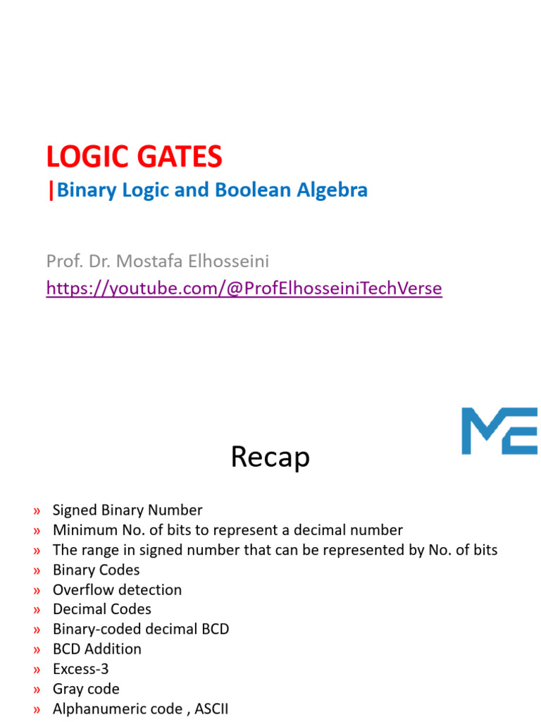 LG- 04 - Binary Logic | PDF | Boolean Algebra | Teaching Mathematics