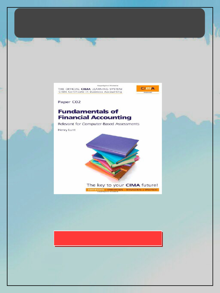 CIMA Official Learning System Fundamentals of Financial Accounting ...