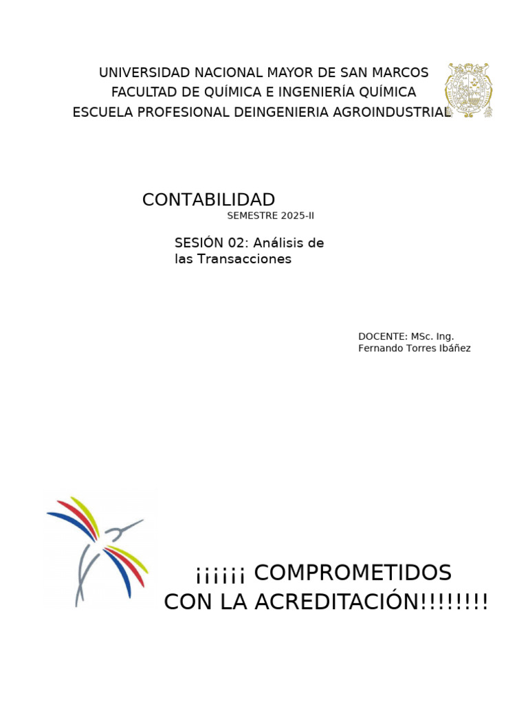 ch02 Español Contabilidad Warren UNMSM 2025-2 | PDF | Contabilidad | Hoja de balance