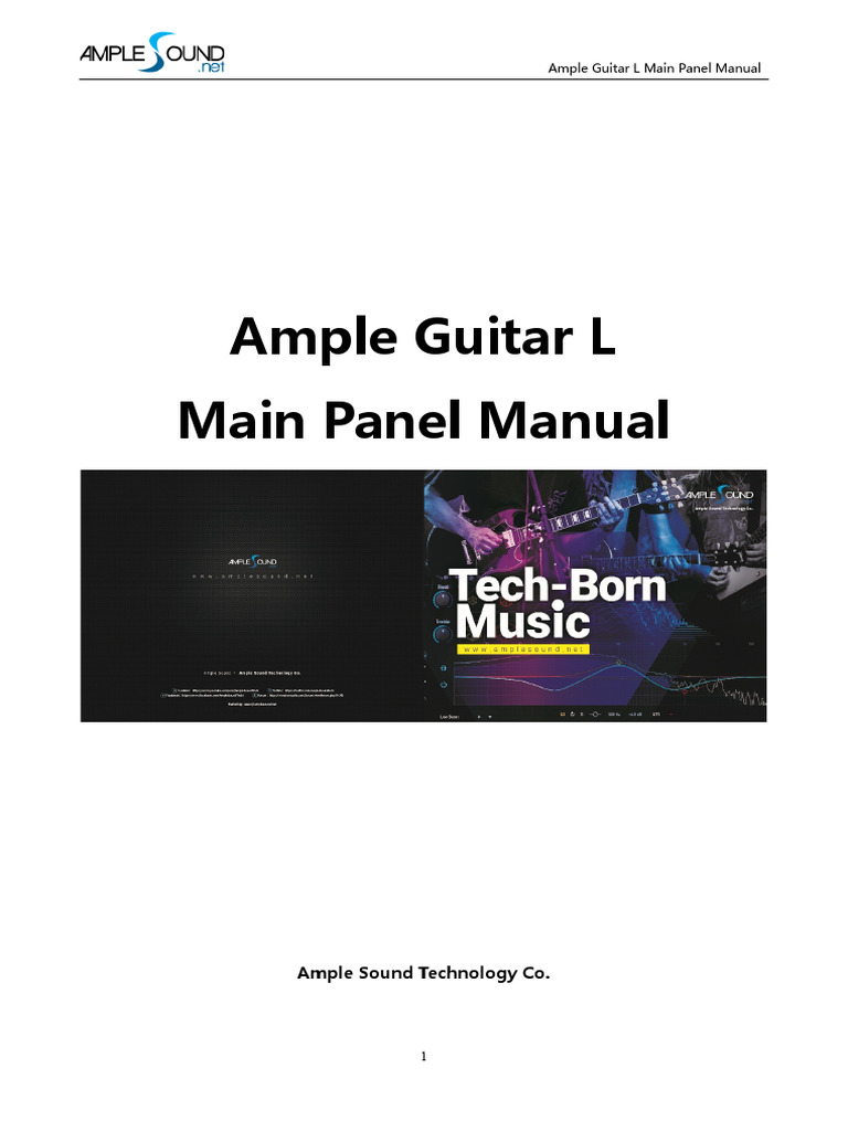 Main Panel Manual-AGL | PDF | Guitars | String Instruments