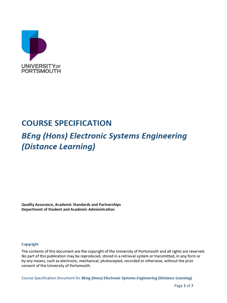BEng Online Portsmouth | PDF | Engineering | Simulation
