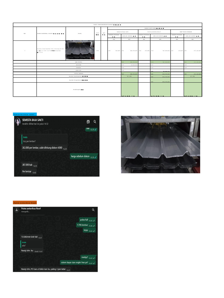 Perbandingan Harga Logo Pt Yuto Cikarang Spandex Polos 0.4 | PDF