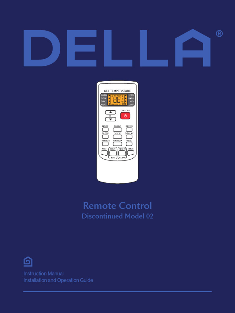 Della AUX Remote Control v.20250505 1 | PDF | Air Conditioning ...