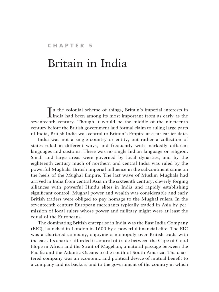 PhilippaLevine 2013 5BritaininIndia TheBritishEmpireSunri | PDF | British Empire | East India ...
