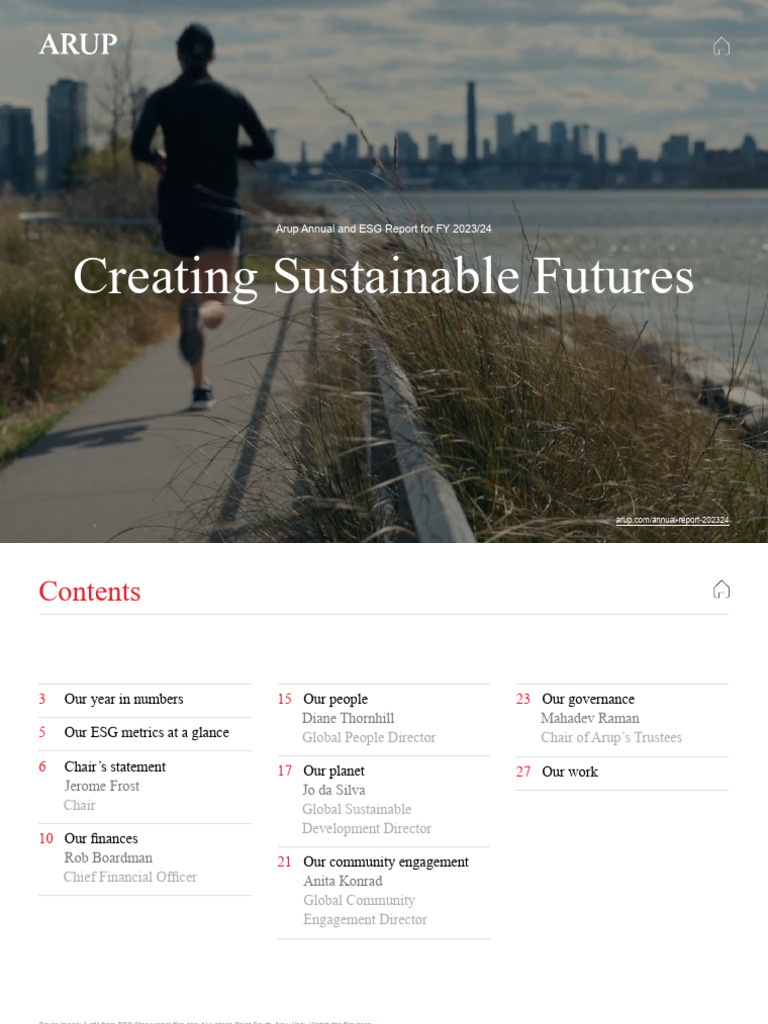 Arup FY 2023/24 ESG Report Summary | PDF | Climate Change Mitigation ...