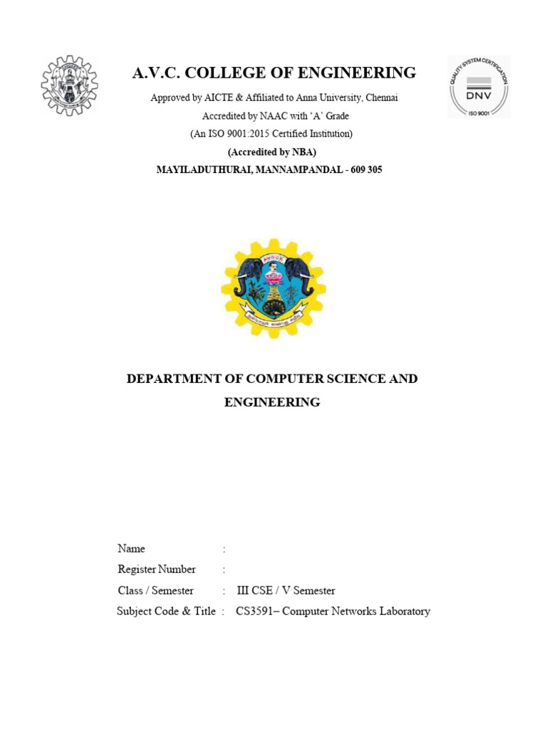 CN Lab CSEA | PDF | Computer Network | Computer Science