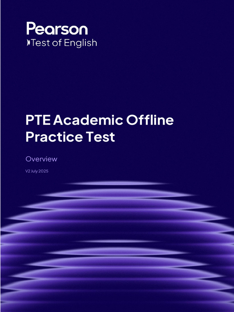PTE Academic Offline Practice Test Guide | PDF | Multiple Choice ...