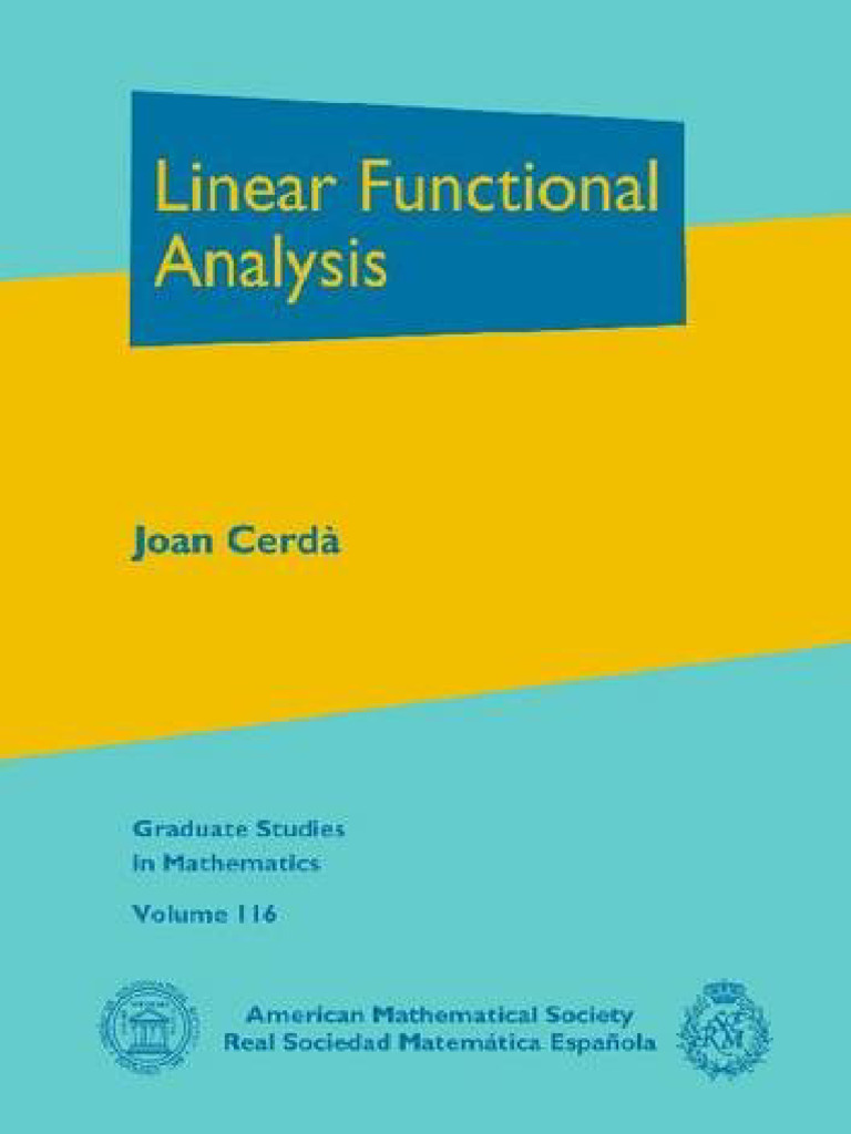 Linear Functional Analysis Joan Cerd | PDF | Network Socket | Network Architecture