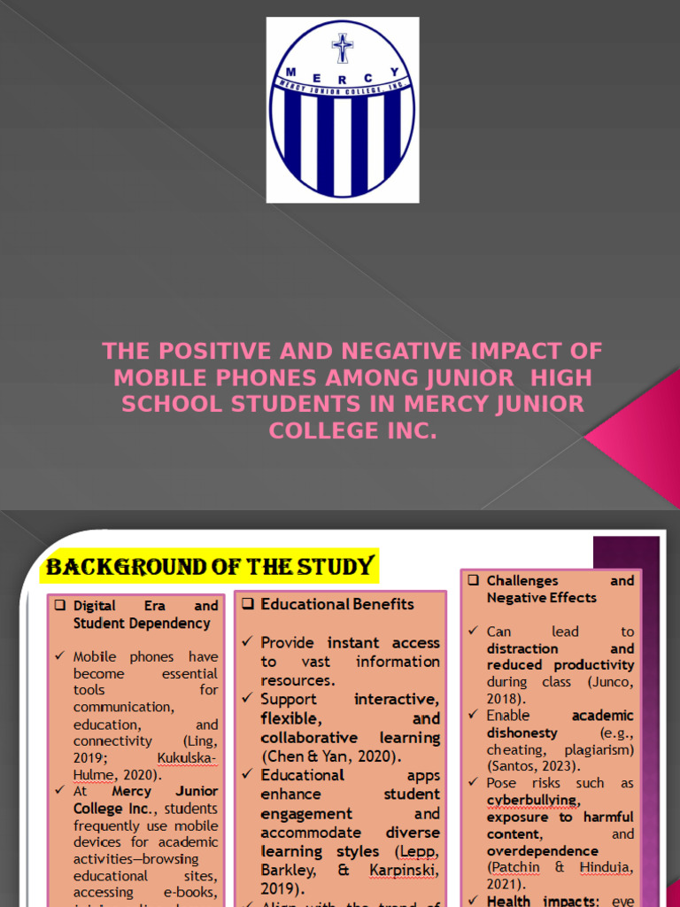 2nd The Positive and Negative Impact of Mobile Phones | PDF | Mobile ...