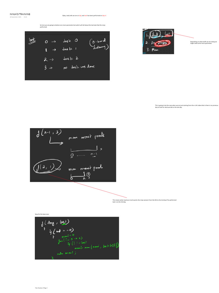 Ninja's Training | PDF | Computer Programming | Algorithms