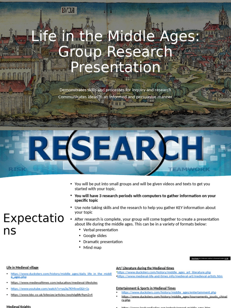 Middle Ages - Group Research Project | PDF | Middle Ages | Feudalism