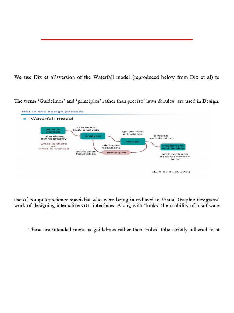 Unit - 4 HCI | PDF | Human–Computer Interaction | Conceptual Model