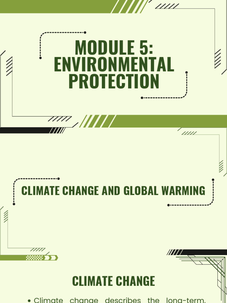 Climate Change and Environmental Laws | PDF | Climate Change | Waste