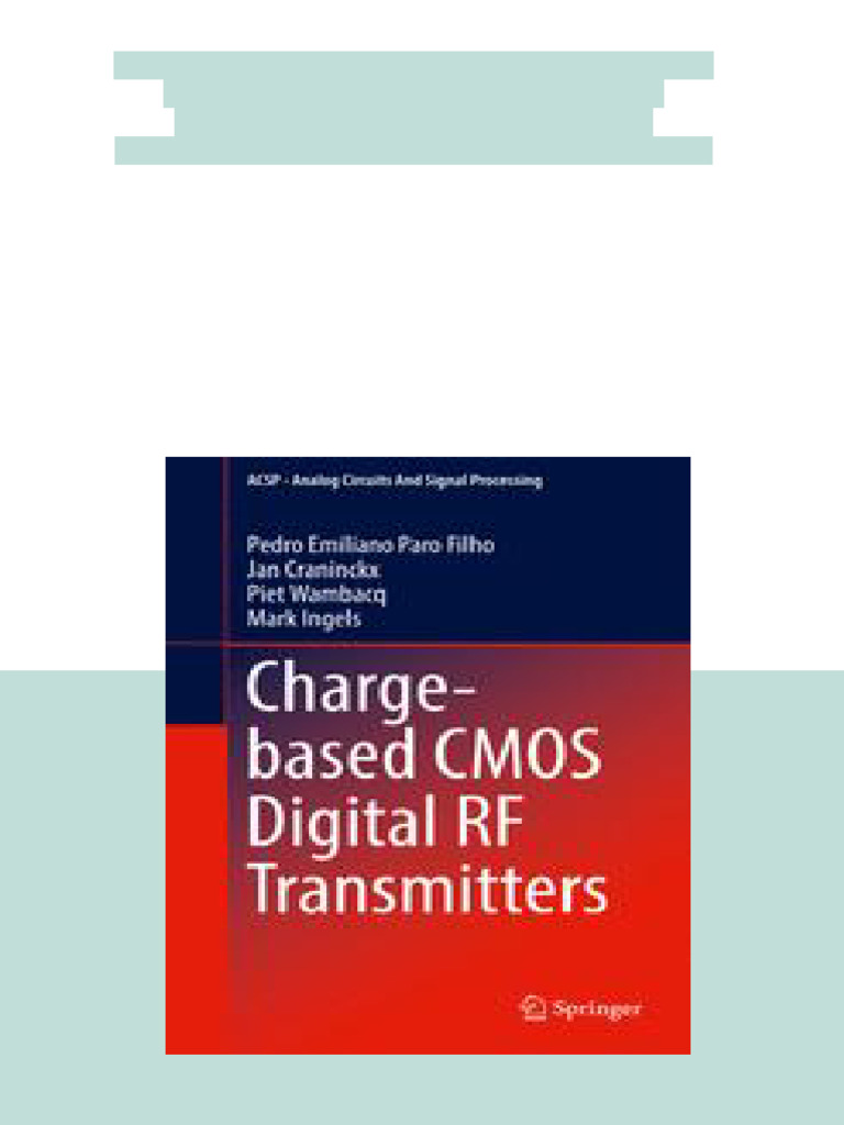 (Ebook) Charge-based CMOS Digital RF Transmitters by Pedro Emiliano Paro Filho, Jan Craninckx ...