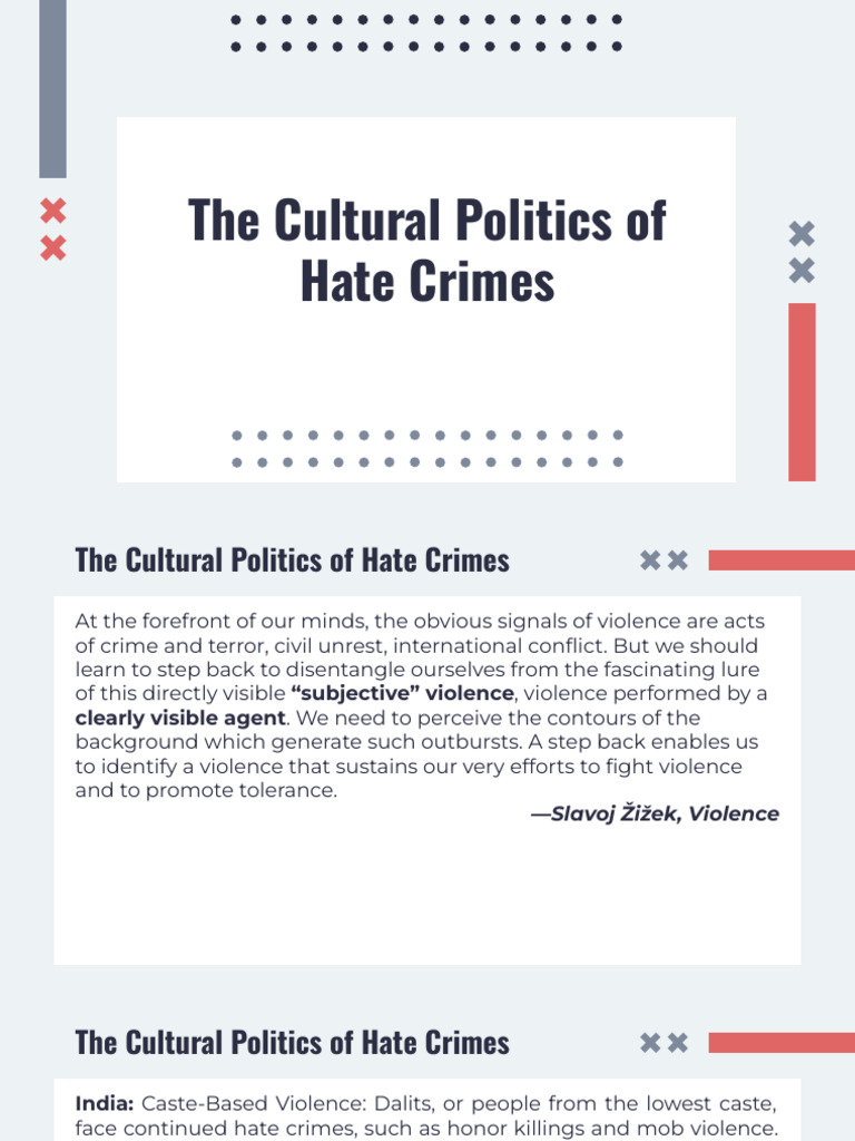 Cultural Politics of Hate Crime | PDF | Hate Crimes | Crimes