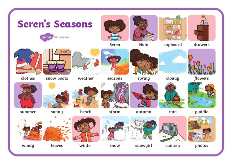 T e 1633688874 Serens Seasons Word Mat Ver 1 | PDF