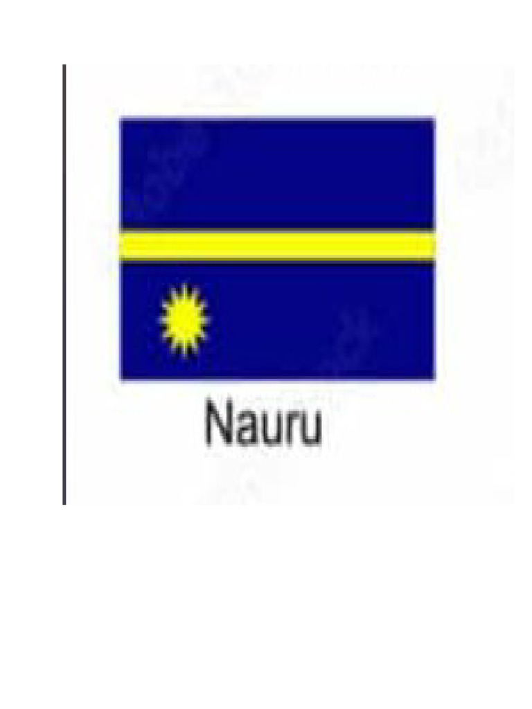 Flaglets NAURU | PDF