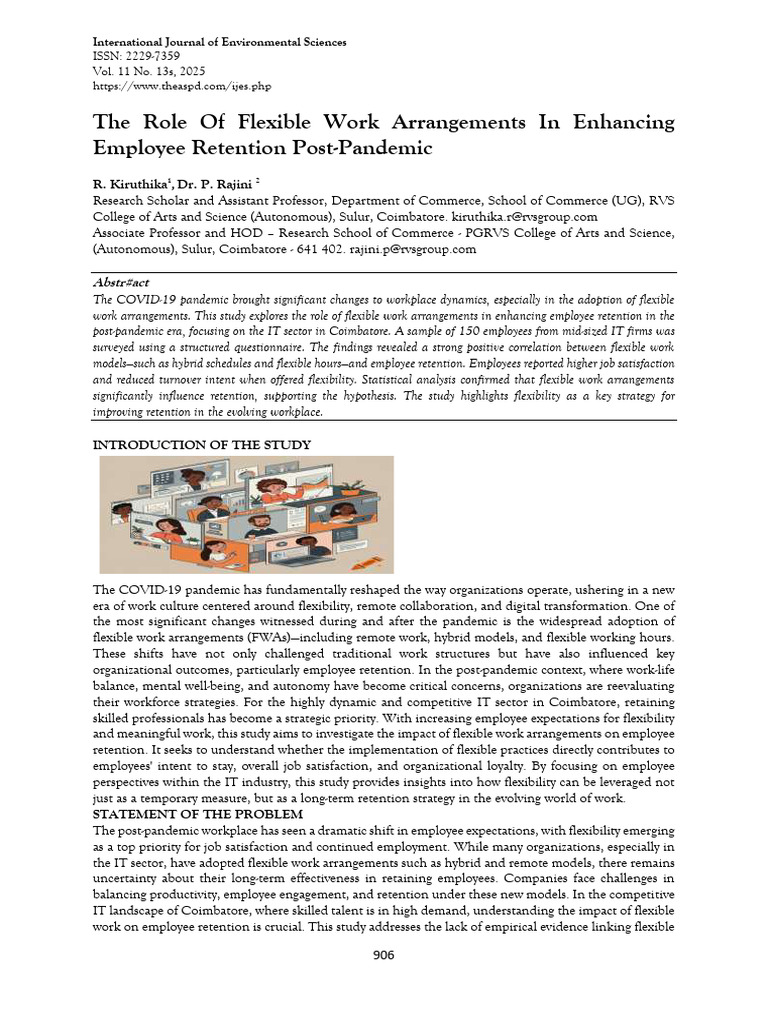Flexible Work's Impact on IT Retention | PDF | Employee Retention ...