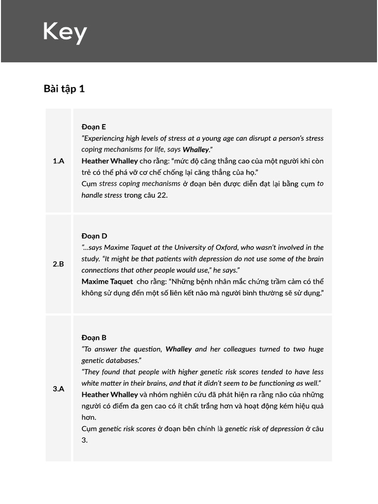 Key - IE Reading_Categorization | PDF