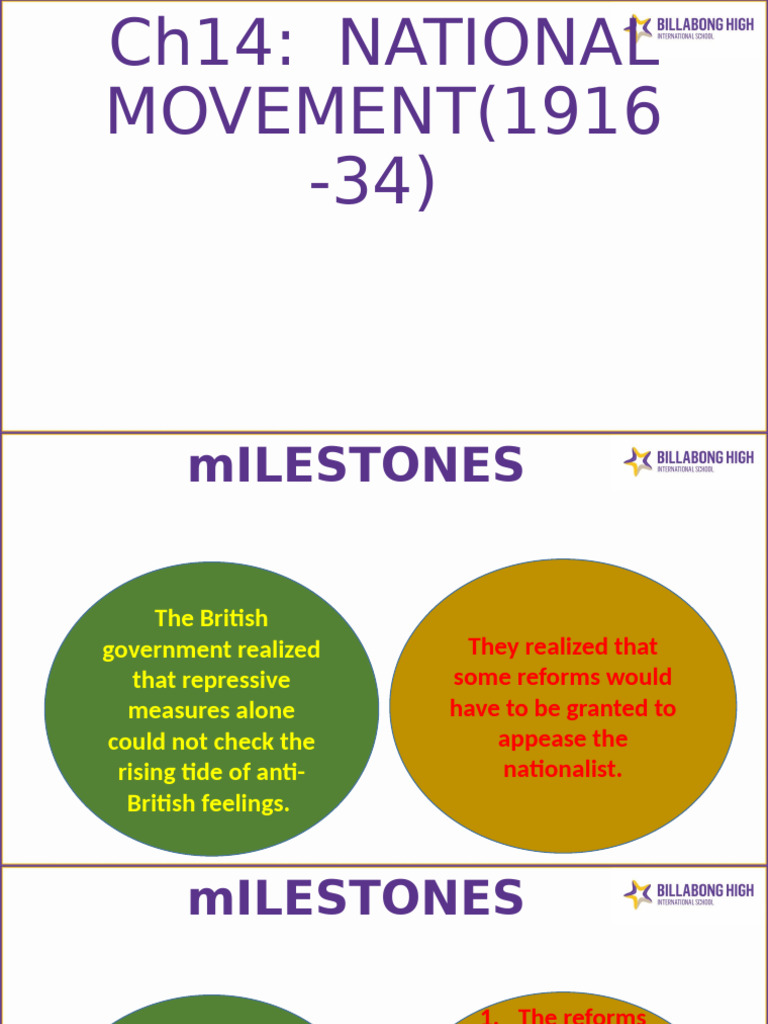 CH 14 National Movement | PDF | Mahatma Gandhi | Indian Independence ...