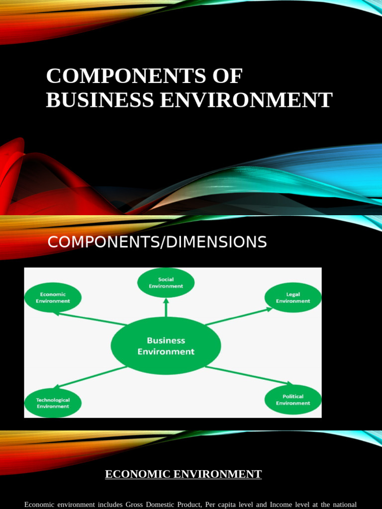 Business Environment Components Explained | PDF | Gross Domestic ...