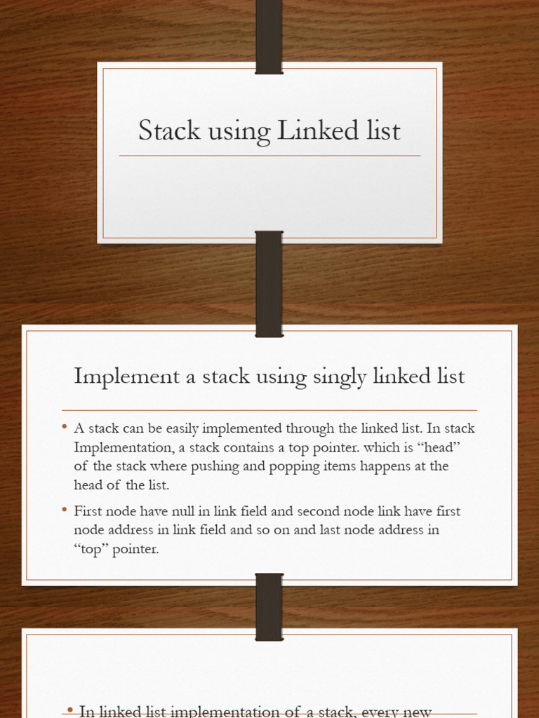 413057987 Lecture 6 Stack Using Linked List | PDF | Pointer (Computer Programming) | Computer Data