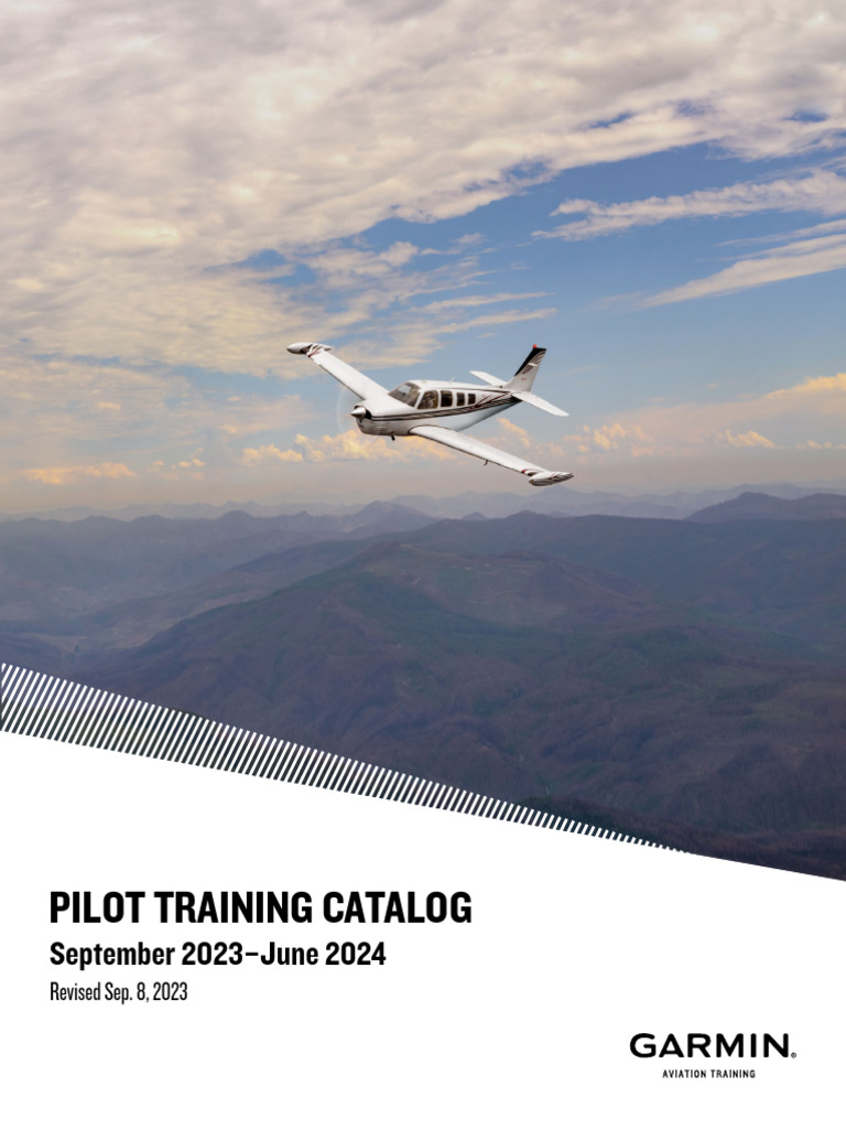 Garmin Pilot Training Catalog 2023-2024 | PDF | Educational Technology ...