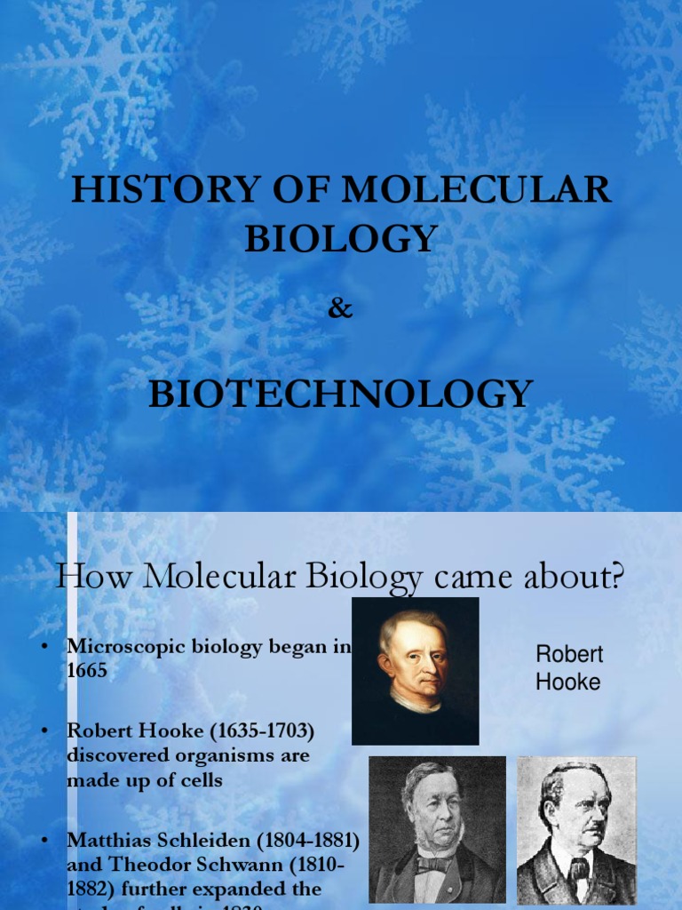 History of Molecular Biology | PDF | Dna | Gene