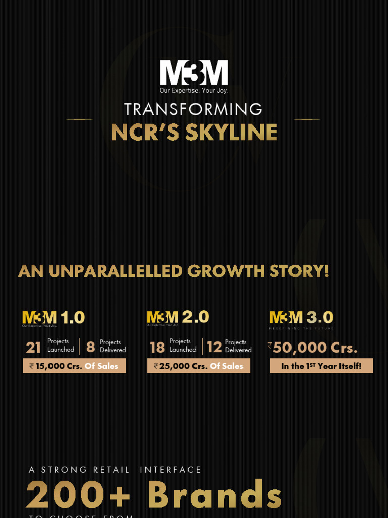 M3M Capital Walk Overview and Insights | PDF | Infrastructure | Transport