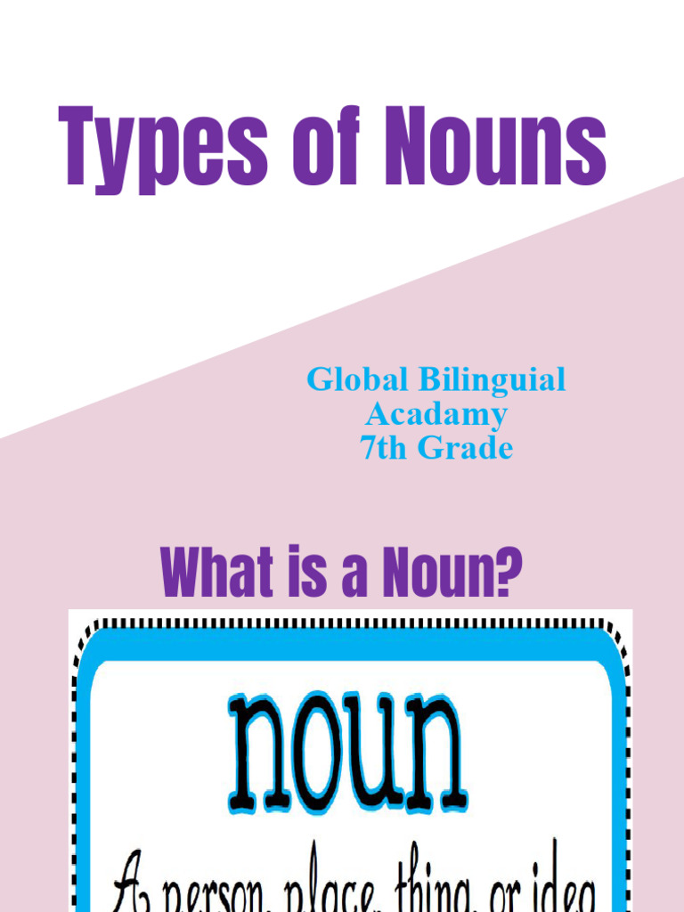 Understanding Types of Nouns | PDF