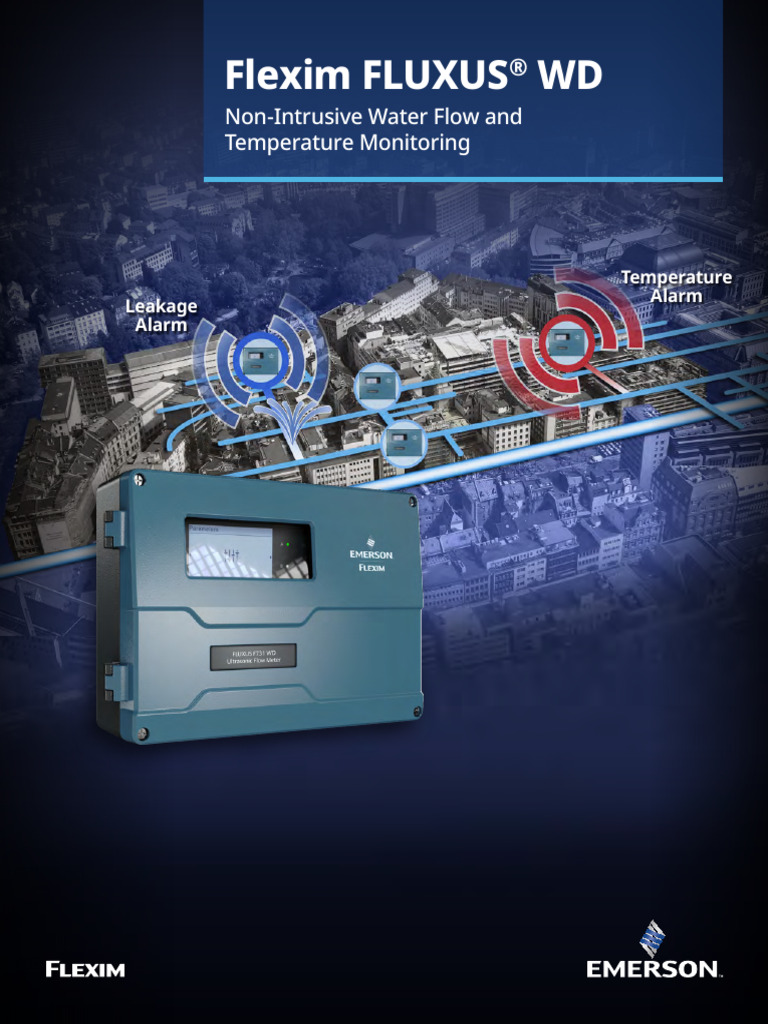 Flexim FLUXUS® WD: Non-Intrusive Flow Monitoring | PDF | Flow ...