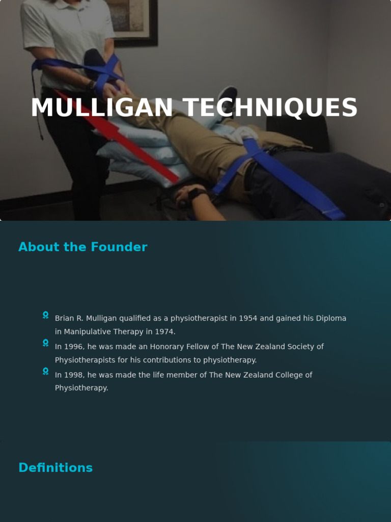 Mulligan Technique 2.0 | PDF | Physical Therapy | Pain
