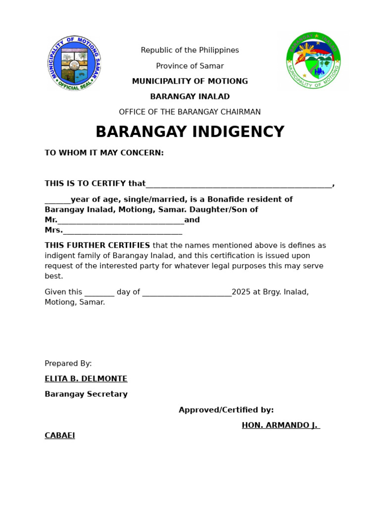 Indigency | PDF