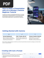 Gamma: AI-Powered Presentation Tool | PDF | Artificial Intelligence ...