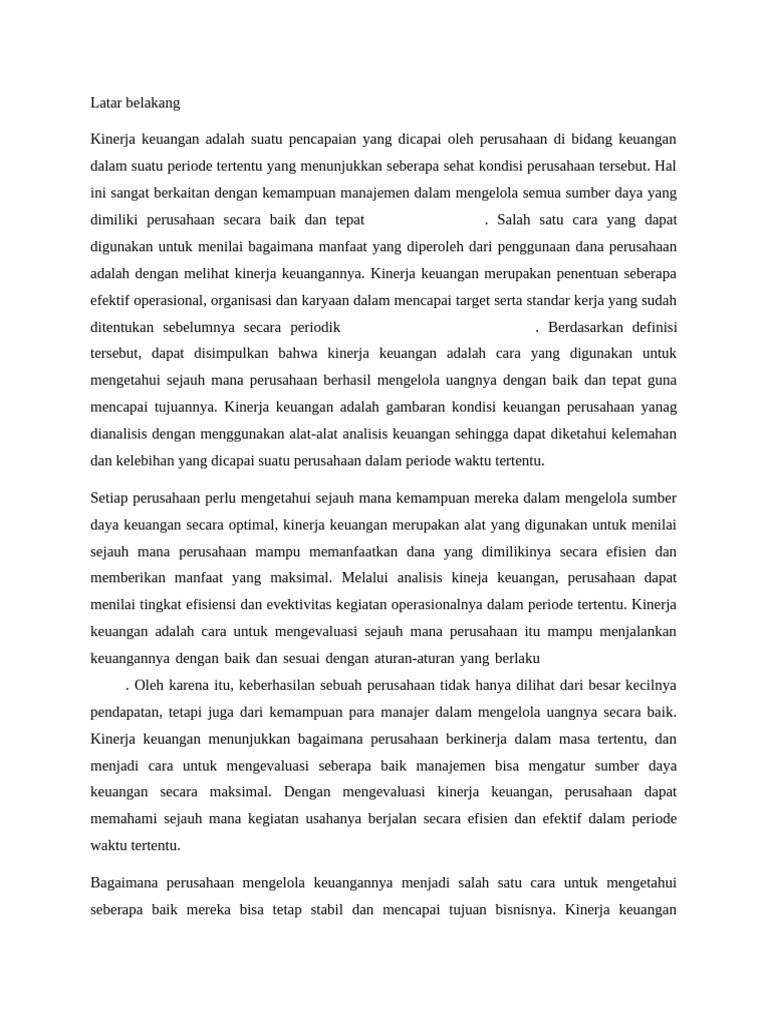 Latar belakang | PDF