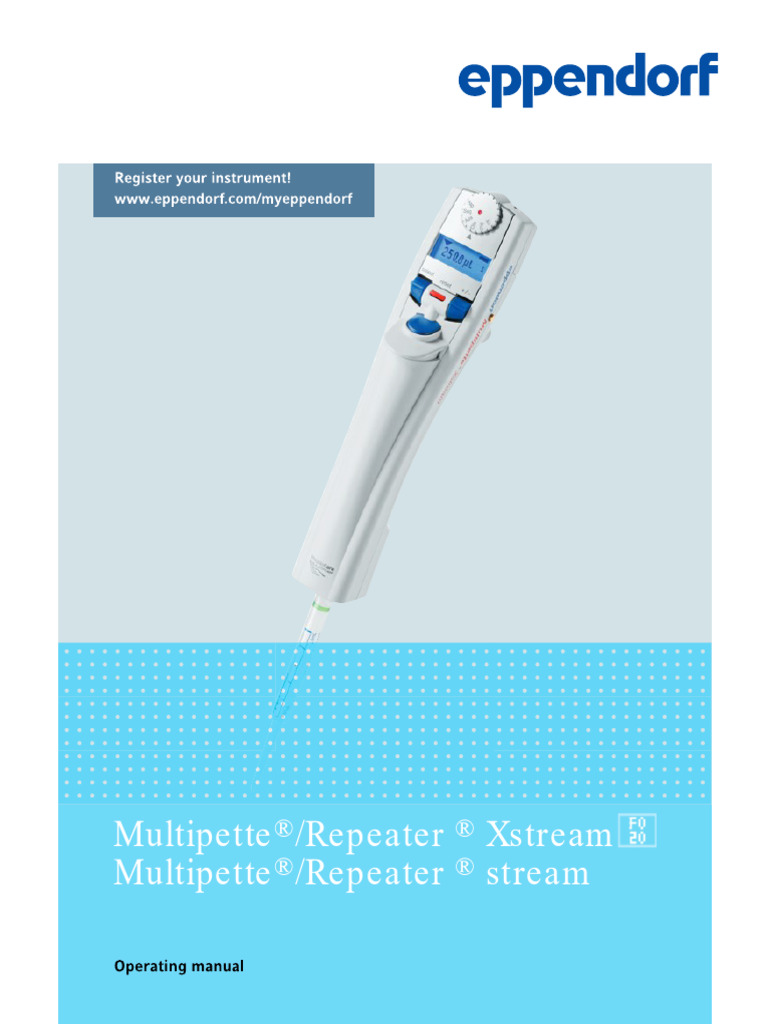 Multipette®/Repeater® Xstream Overview | PDF