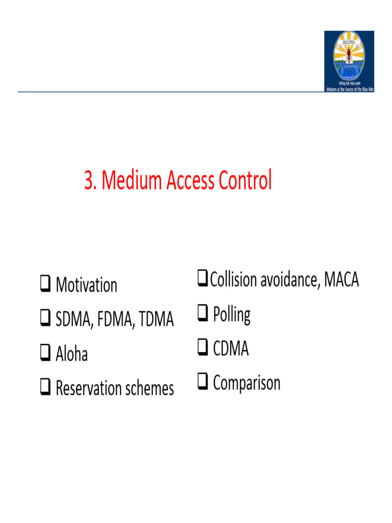 Medium Access Control | PDF | Channel Access Method | Cellular Network