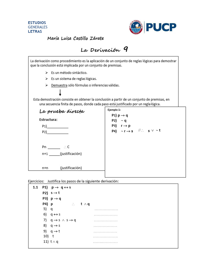 Material de clase 9- Derivación (3) | PDF | Matemáticas | Razonamiento