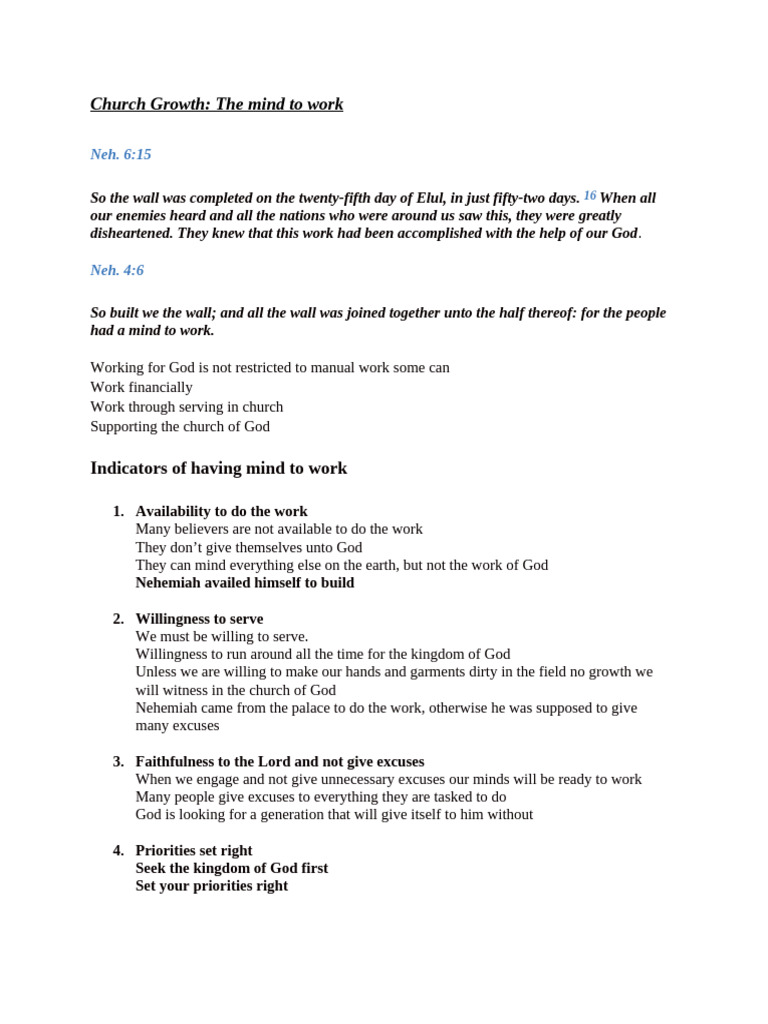 The Mind To Work | PDF