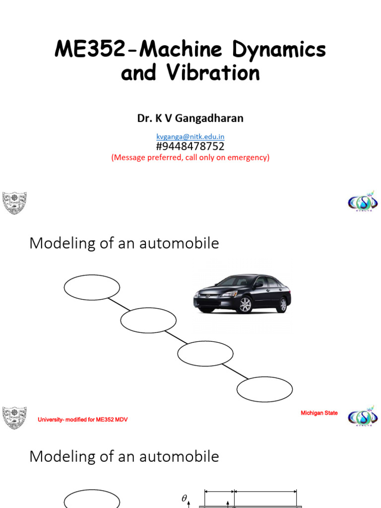2.vibration Modelling | PDF | Classical Mechanics | Applied And Interdisciplinary Physics