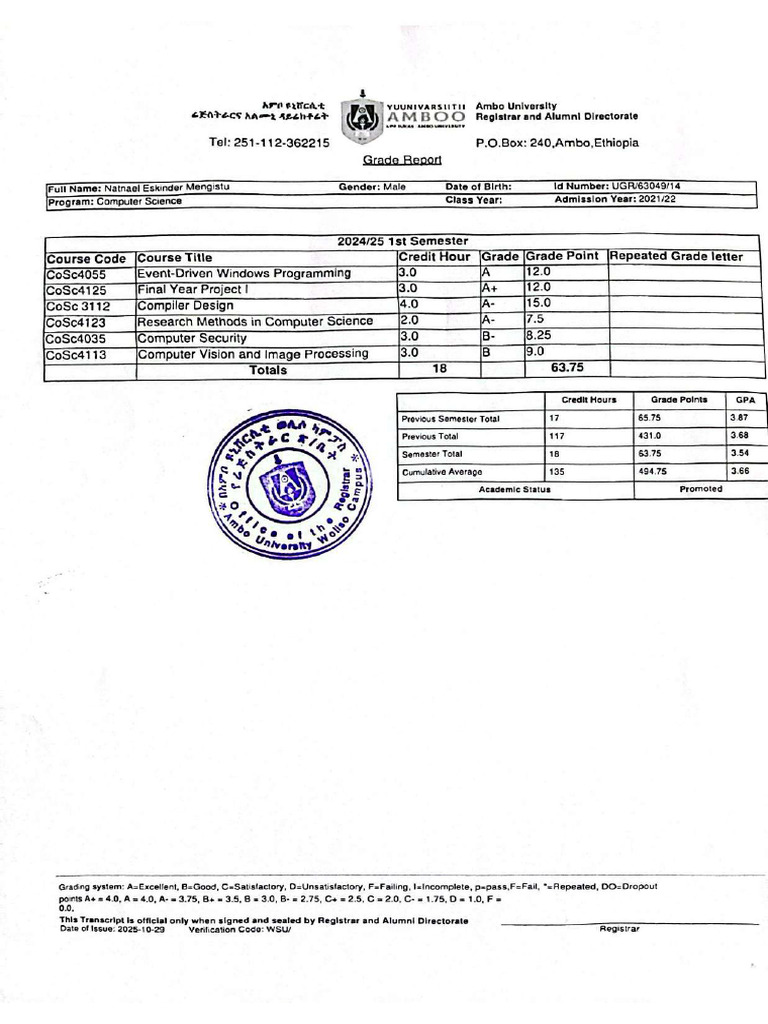 Ambo University Merged | PDF | Mathematics | Computer Programming