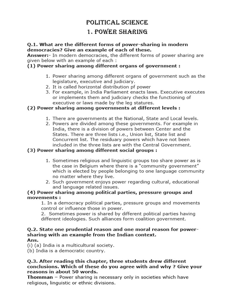 Political Science 1 | PDF | Political Parties | Woman