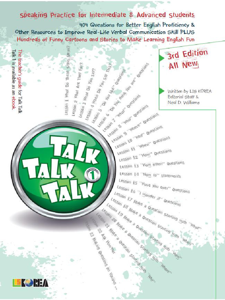 Talk Talk Talk 1 - 3rd Edition | PDF