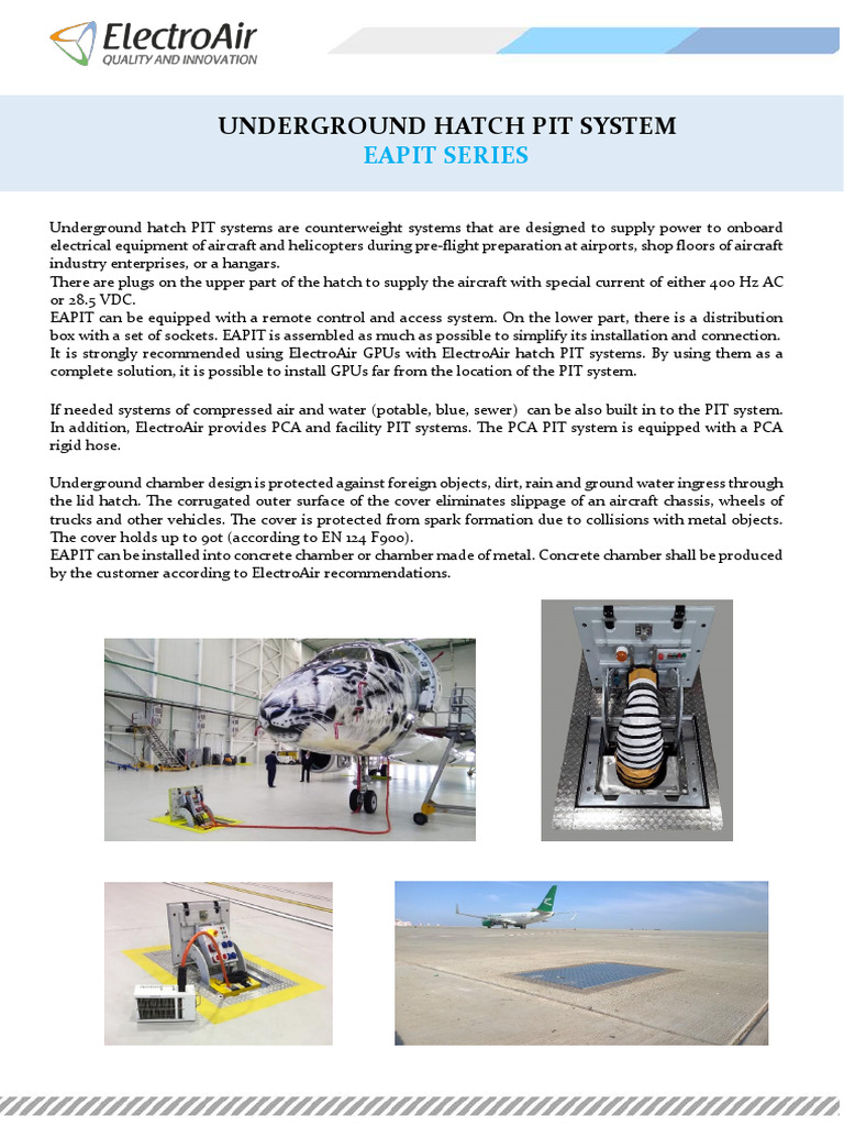 EAPIT Underground Hatch PIT System | PDF | Electrical Engineering ...