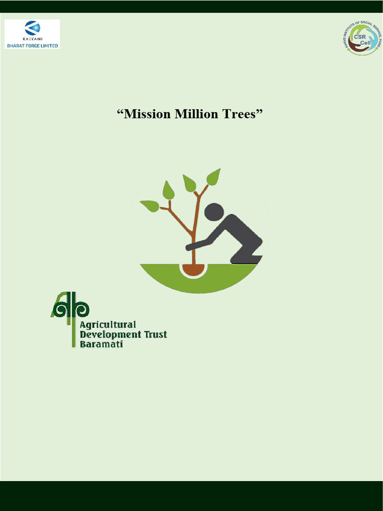 Impact Assessment of Mission Million Trees | PDF | Pollination ...