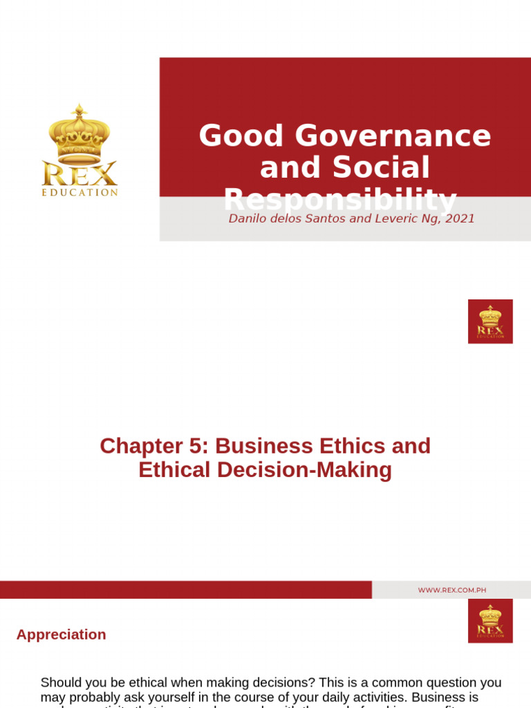 Business Ethics and Decision-Making Guide | PDF | Business Ethics ...