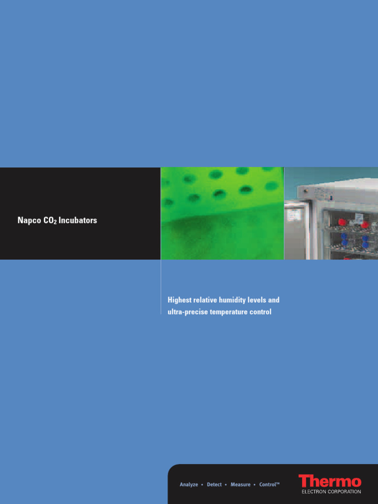 Napco CO2 Incubators Overview | PDF | Humidity